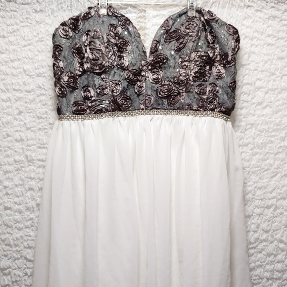 Deb | Dresses | Deb Highlow Strapless Prom Dress | Poshmark